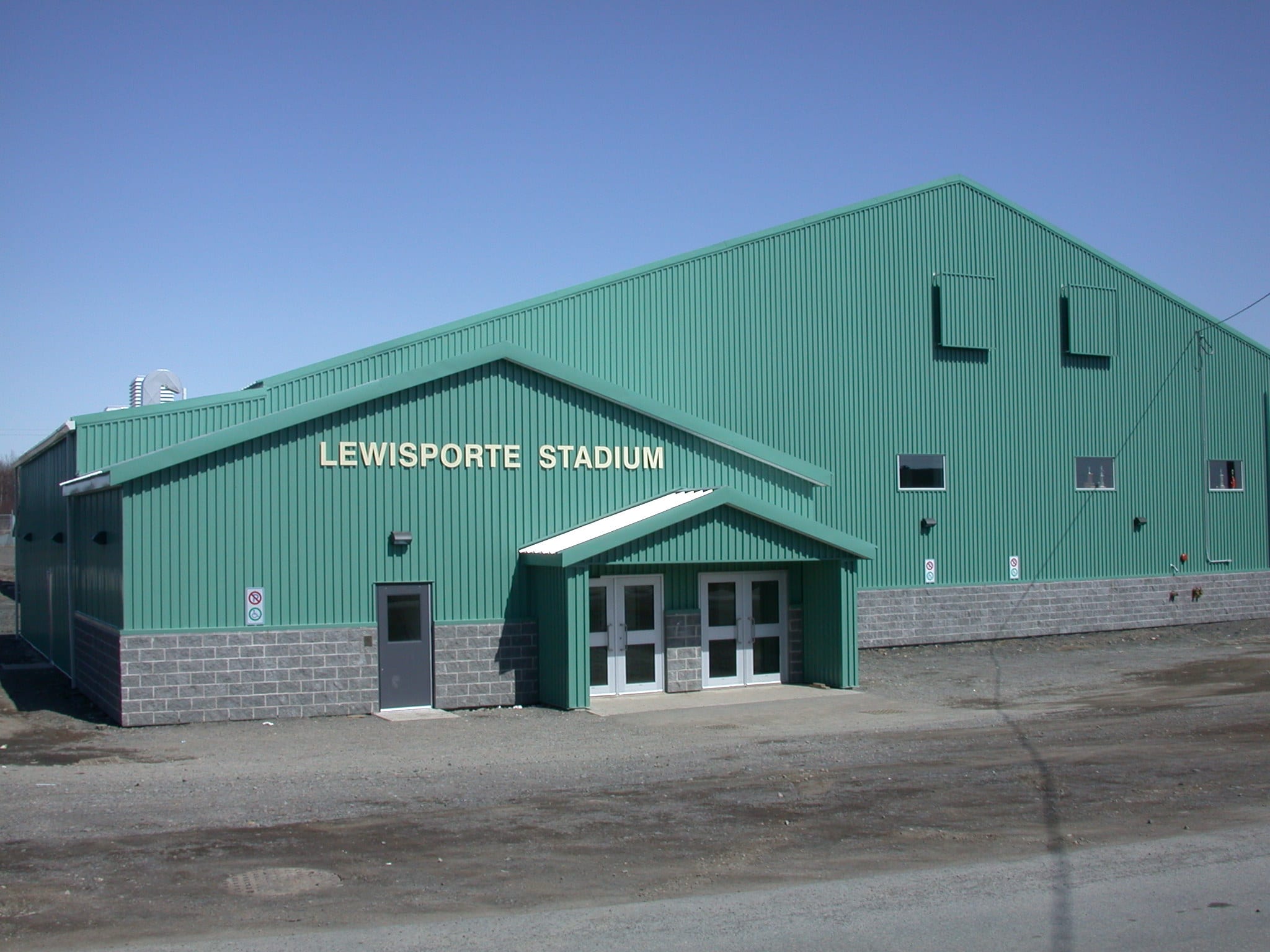 Progress at the Lewisporte Stadium... - Lewisporte